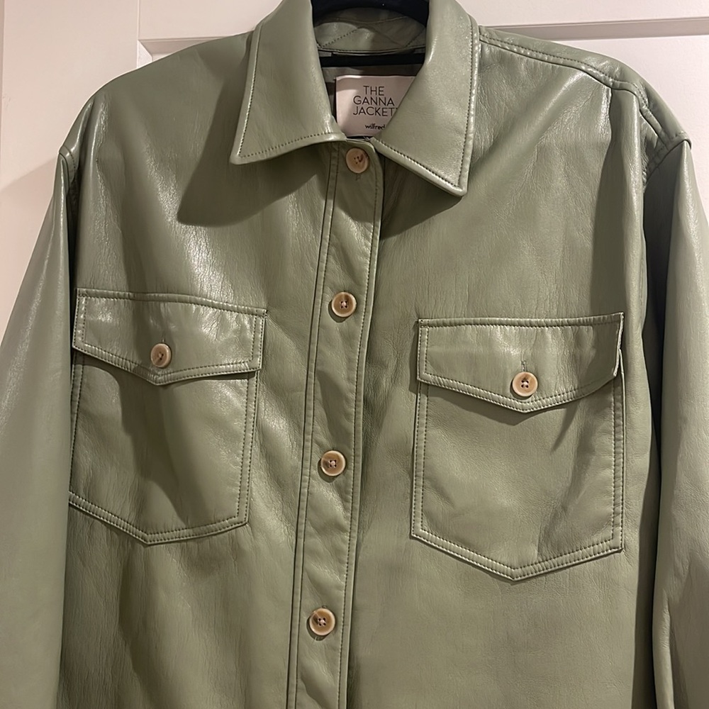 Aritzia Wilfred The Ganna Shirt Jacket - Gem